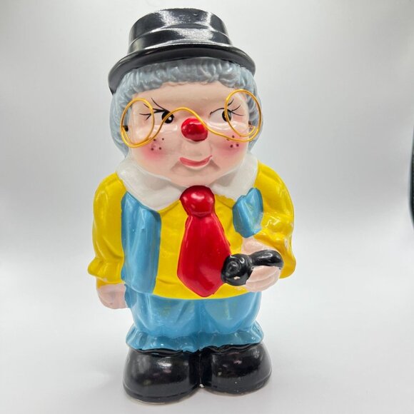 Emson | Accents | Vintage Emson Piggy Bank Kitsch Grandpa With Wire ...